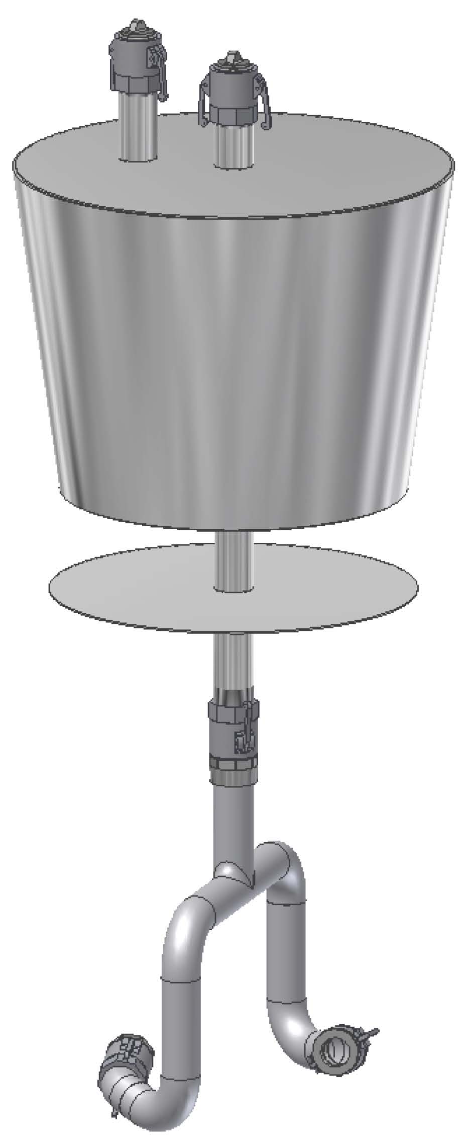 Manway Assembly for Two Tank Cleaning Machines – Tank Cleaning Technologies
